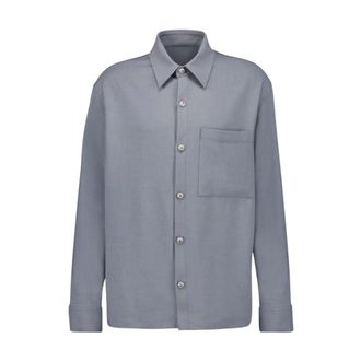 Balmain Hemd mit gepr&auml;gten Kn&ouml;pfen - - Shirts - Herren - Grau - L