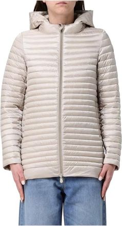 Save The Duck Femme, Vestes, Beige, Taille: 36 FR Veste dhiver
