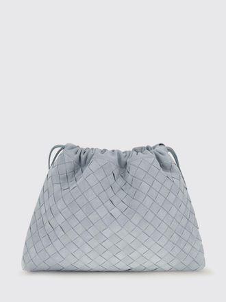 Bottega Veneta Pochette Dustbag en cuir de veau tress&eacute; avec cordon de serrage