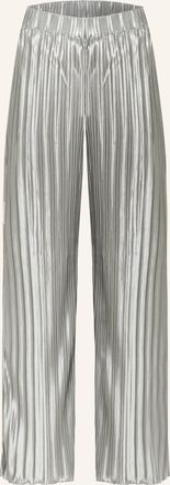 Y.A.S. Marlenehose Mit Plissees silber