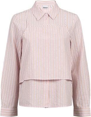 Object Chemise 2-en-1 OBJZIRA ray&eacute;e en coton