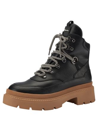 Tamaris Damen Mode-Stiefel, Modisch, Black Comb, 40 EU