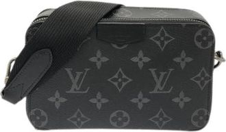 Louis Vuitton Pre-owned Monogram Eclipse Alpha Wearable Wallet Shoulder Bag - Femme - Pre-owned - Noir - Taille: ONE Size