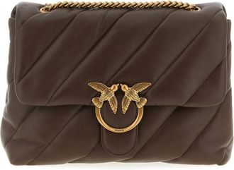 Pinko Pinko, Femme, Sacs, Brun, Taille: ONE Size Big Love Bag Puff