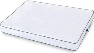 Dmora Doppelmatratze aus Polyurethanschaum mit Jacquard-Stoffbezug, Farbe Wei&szlig;, Ma&szlig;e 190 x 24 x 160 cm