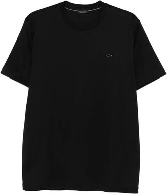 Paul & Shark t-shirt à logo brodé - Noir
