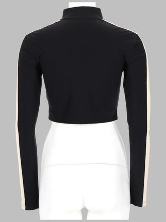 Palm Angels Cropped Polyamide Jacket - Black