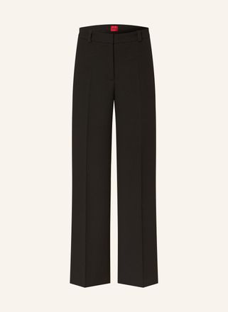 HUGO BOSS Hugo Marlenehose Hasene schwarz