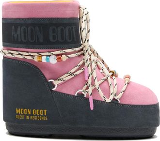 Moon Boot Femme, Chaussures, Multicolore, Taille: 39 EU MB X GIR Icon Low Suede Beads