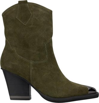 Alma En Pena Alma EN Pena, Femme, Chaussures, Vert, Taille: 38 EU Bottes de cowboy brodées