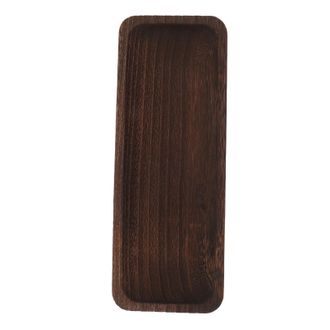 NUOBESTY Holztablett Rechteckig Deko Landhausstil Tablett aus Holz Servierschale f&uuml;r Snacks und Gem&uuml;se G&auml;stetuchablage Badezimmertablett Schmuckablage Kerzenha