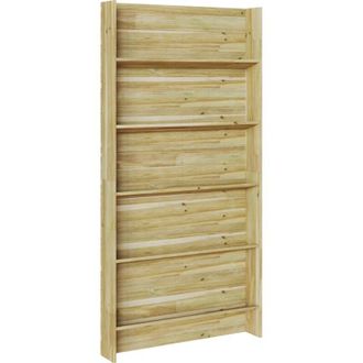 vidaXL Pflanzenst&auml;nder mit Regal Braun 90 x 15 x 180 cm Vidaxl