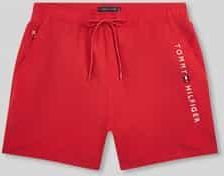 Tommy Hilfiger Badehose mit Label Print