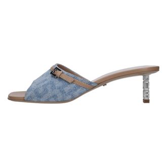 GCDS Mules aus Leder und Stoff - - Shoes - Damen - Mehrfarbig - 40 EU