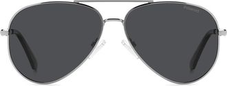 Polaroid unisex, Accessoires, Gris, Taille: 55 MM PLD 8073/S Lunettes de soleil