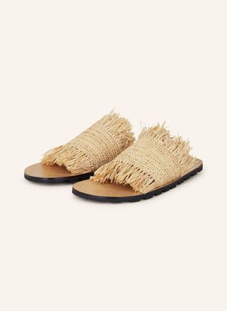 Jil Sander Pantoletten beige