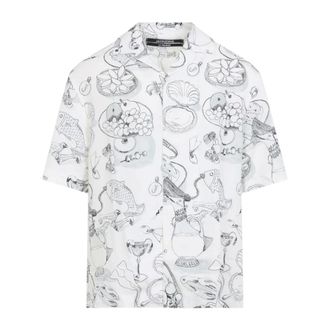 Jacquemus Homme, Chemises, Blanc, Taille: L Chemise de cocktail