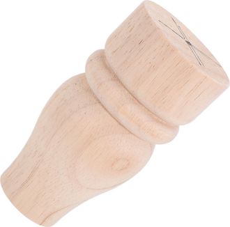 NUOBESTY Unbehandelte Runde Holzm&ouml;belf&uuml;&szlig;e 5X10cm Franz&ouml;sische Sofabeine Stabile M&ouml;belbeine f&uuml;r Sofa Kommode und Couchtisch Selbstgemacht Ersatzm&ouml;belbeine in Be