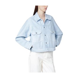 Victoria Beckham Denim Trucker Jacket - - Jackets - Damen - Blau - S