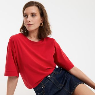 La Redoute Collections T-shirt Volume Loose Signature Paul