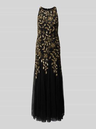 Adrianna Papell Abendkleid mit Pailletten und Ziersteinbesatz