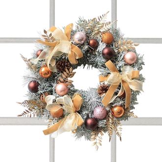 Generic Weihnachtskr&auml;nze f&uuml;r Haust&uuml;r | Mit Kugeln Tannenbein Urlaub Dekorationen - Eingang, Au&szlig;en, Wand, Fenster, Mantel, Kamin