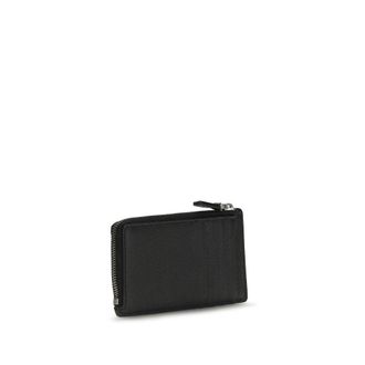 Valentino Garavani Mens Black Calf Leather Bos Taurus Wallet