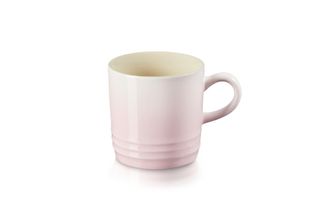 LE CREUSET Cappuccino Becher aus Steinzeug, 200 ml, Shell Pink, 70303207770099