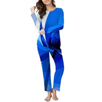 Generic Surv&ecirc;tement en velours pour femme - 2 tenues d&eacute;contract&eacute;es - Pull &agrave; manches longues - Haut court - Ensemble de v&ecirc;tements de d&eacute;tente pour femme - Ensem