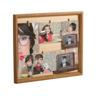 Balvi Nebraska Bilderrahmen. Kapazit&auml;t: 6 Fotos in verschiedenen Gr&ouml;&szlig;en. Aufh&auml;ngen Modell. Farbe: T