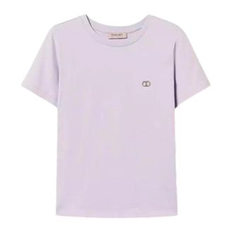 Twinset Femme, Tops, Violet, Taille: 36 FR T-shirts et Polos Violets