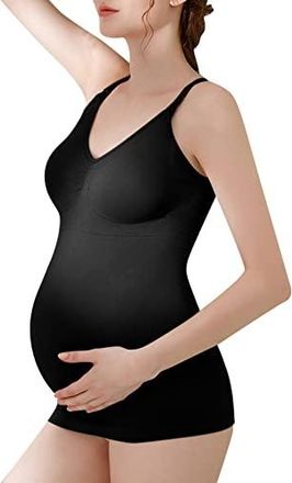 Generic Soutien-gorge pour femme - D&eacute;bardeur dallaitement int&eacute;gr&eacute; - Camisole de maternit&eacute; avec coussinets dallaitement - 2026, Noir, XL