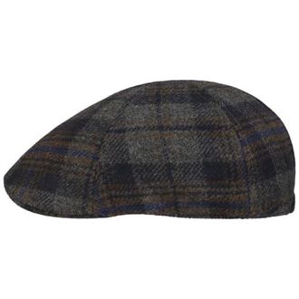 LIPODO Casquette Plate Littlescott Homme - Gavroche avec visi&egrave;re, Doublure, Doublure Automne-Hiver Hiver - M (57-58 cm) Gris fonc&eacute;