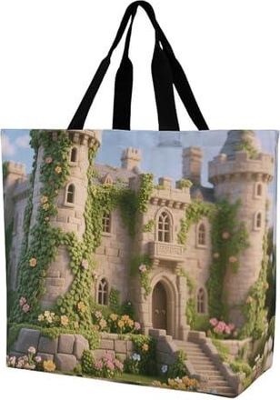 Generic Ancien Fort Sac Cabas Grand Tote Bag L&eacute;ger Sac &Agrave; Bandouli&egrave;re Pour Shopping Gym Travail
