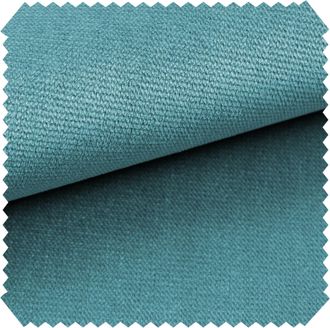 Novely PASSAU - Samtig Weicher Chenille-Möbelstoff - Robuster Polsterstoff - Pflegeleichte Meterware 1lfm | Farbe: 12 Aqua Türkis