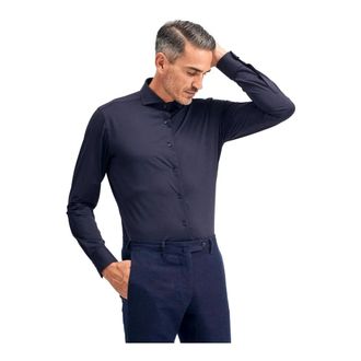 Xacus Aktives Hemd - - Shirts - Herren - Blau - XL