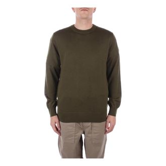 Saint Barth Gr&uuml;ner Logo Pullover Regular Fit - - Knitwear - Herren - Gr&uuml;n - M