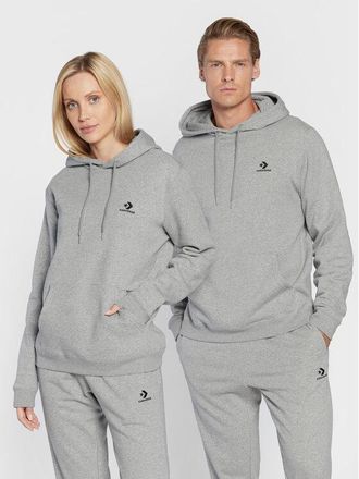 Converse Sweatshirt Unisex Go-To Embroidered Star Chevron 10024509-A06 Grau Standard Fit