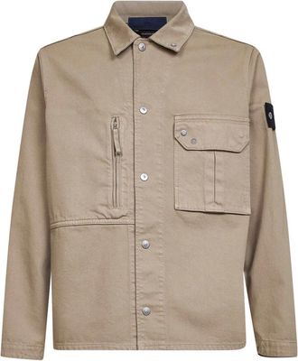 Stone Island Homme, Chemises, Beige, Taille: S Stone Island Chemises