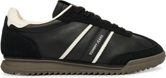 Tommy Jeans Sneakers Tommy Jeans Tjw Low Profile Runner Lthr Mix EN0EN03001 Schwarz