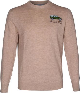 MC2 Saint Barth Homme, Pulls, Beige, Taille: 2XL Heron Light Crewneck Sweater