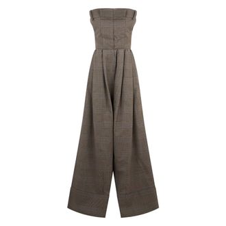 Moschino Damen, Jumpsuits & Playsuits, Braun, LGr&ouml;&szlig;e