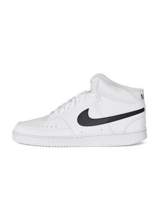 Nike Nike Herren Court Vision Walking-Schuh, White/Black-White, 38.5 EU