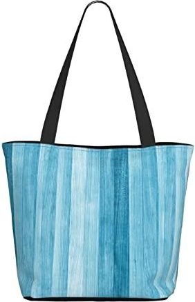 AOOEDM Sac &agrave; provisions en bois bleu pour femme 33 x 28 x 19 cm. Le cadeau parfait pour la Saint-Valentin. Cest de la Saint-Valentin pour maman, fille, &eacute;pous