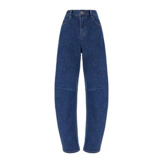 Self Portrait Loose-fit Jeans - - Jeans - Damen - Blau - W27