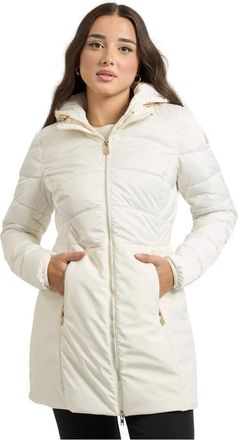 Yes-Zee YES Zee, Femme, Vestes, Beige, Taille: 44 FR Manteau matelass&eacute;