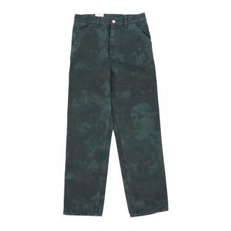 Carhartt Work in Progress Workwear Jeans mit Werkzeugtaschen - - Jeans - Herren - Gr&uuml;n - W34 L32