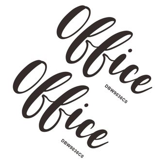 SOLUSTRE 2 B&ouml;gen B&uuml;ro T&uuml;rdekoration Aufkleber mit Englischen Buchstaben Selbstklebend f&uuml;r Glatte Oberfl&auml;chen Langlebig und Vielseitig f&uuml;r B&uuml;rot&uuml;ren