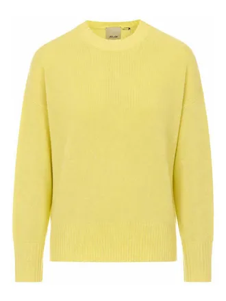 Allude Rundhalspullover - Gelb