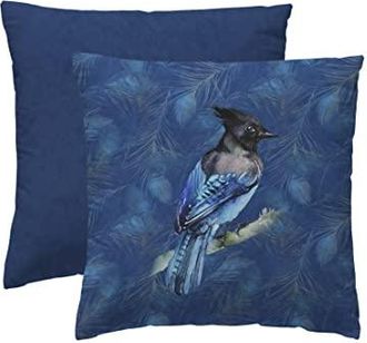 Ombra Milano Velvet Exotic Kissen mit F&uuml;llung, 45 x 45 cm